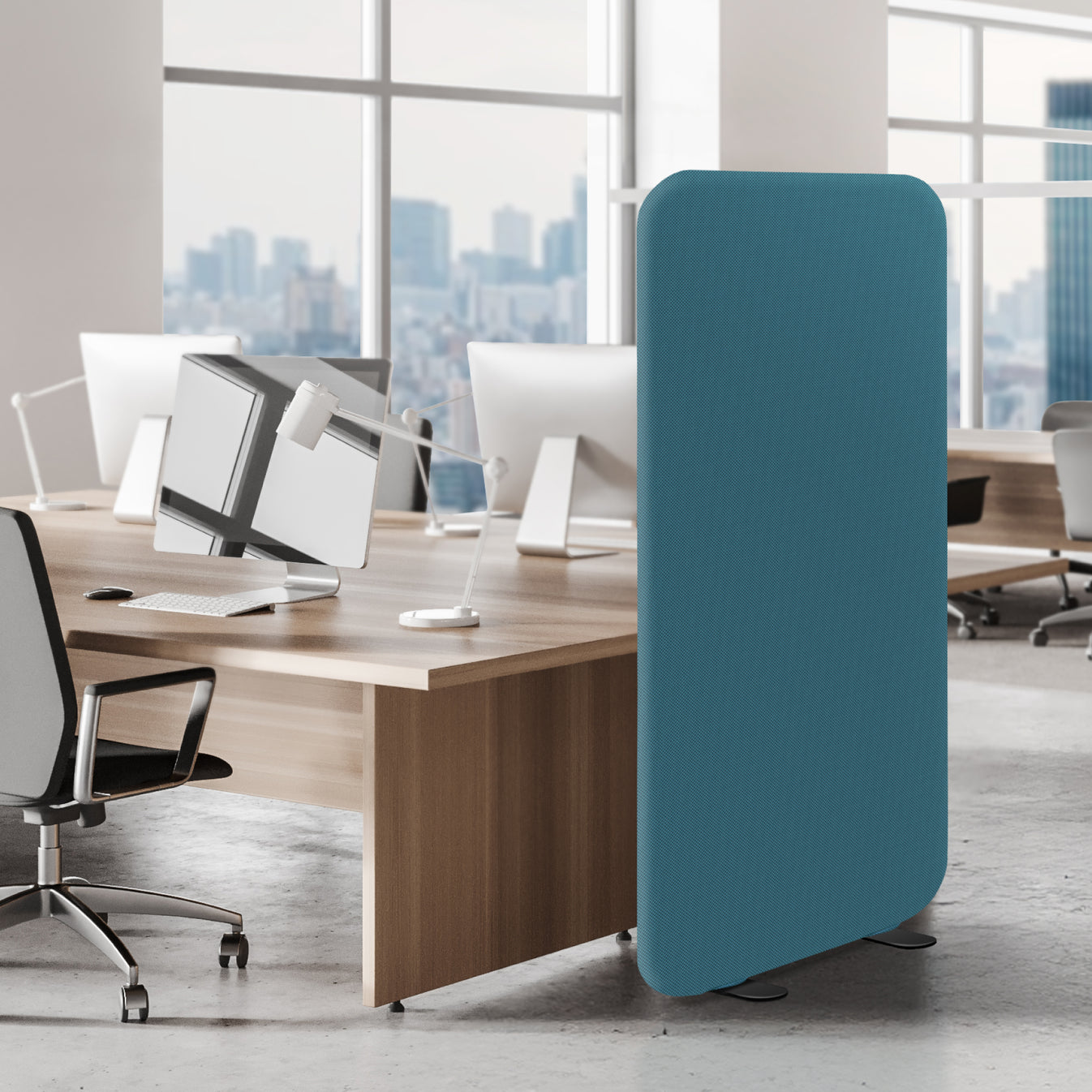 Standing Room Divider 29"x65", Sapphire – DECOLAB