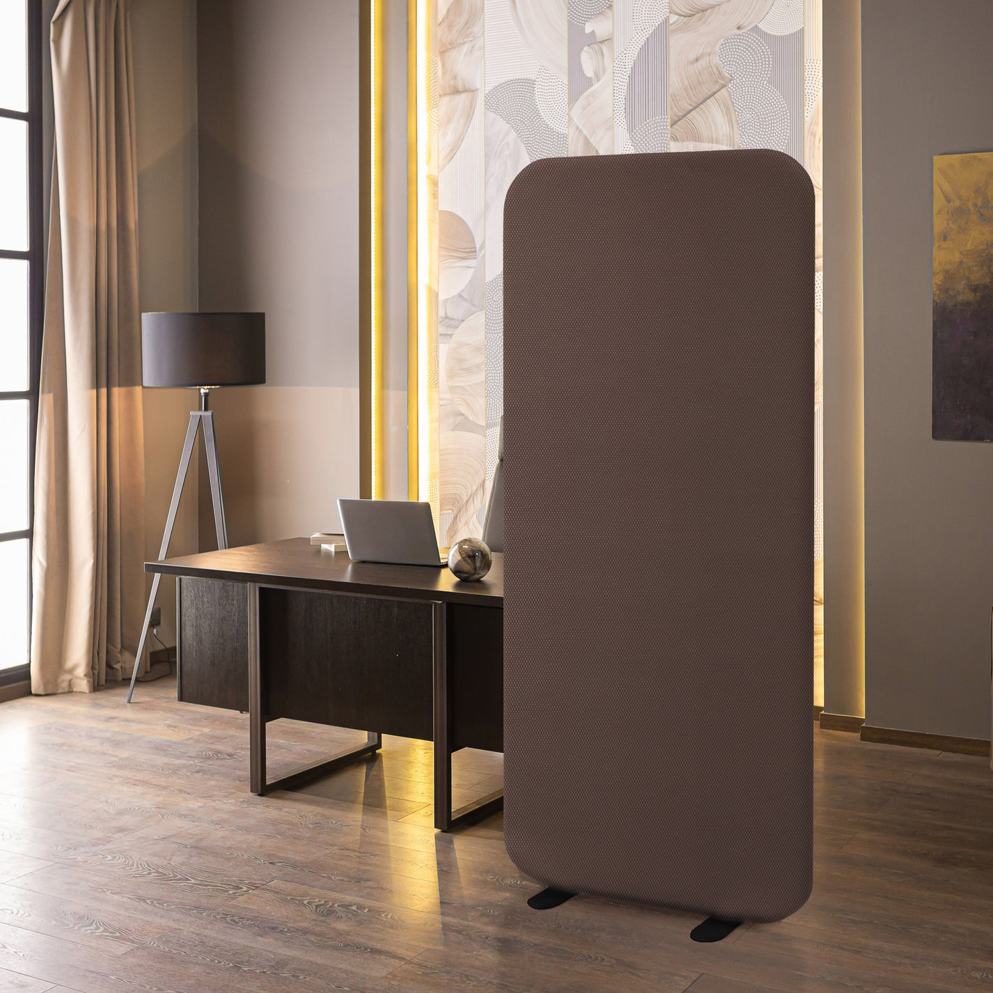 Standing Room Divider 29"x65", Caramel – DECOLAB